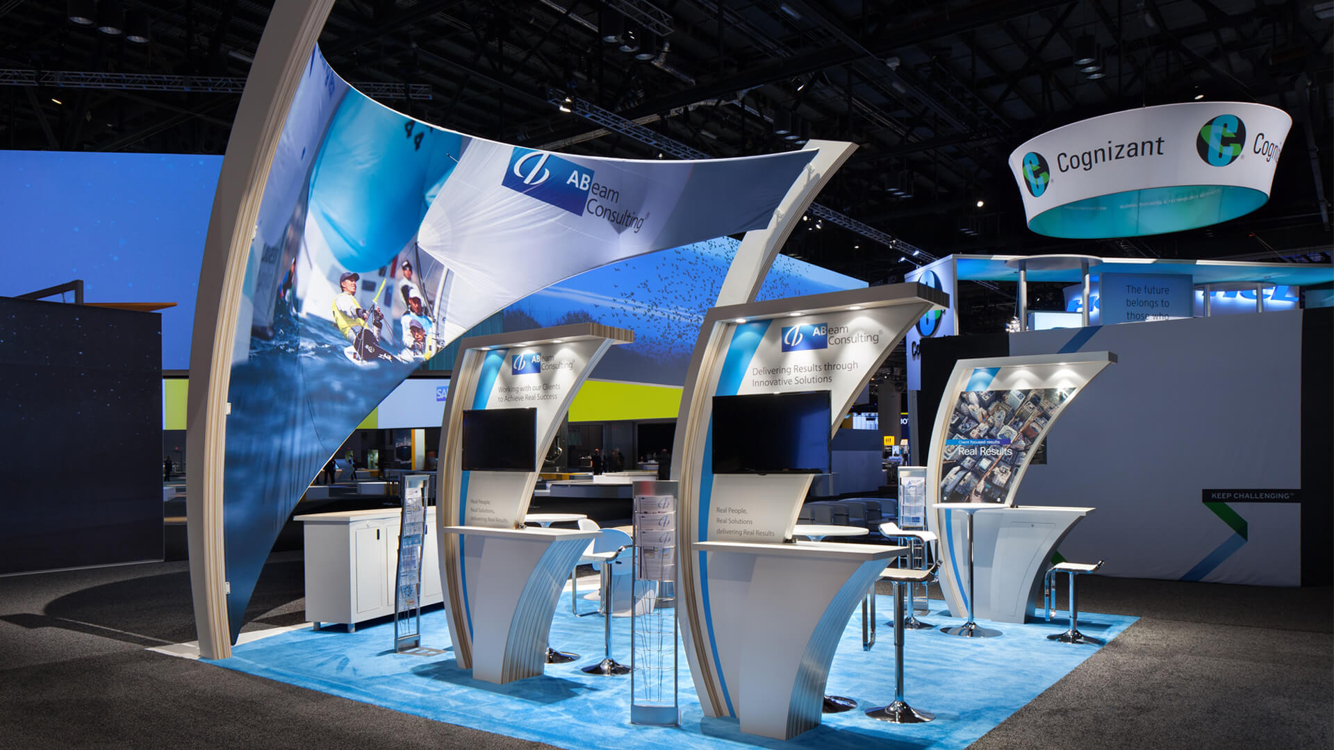 Custom Conference Booth for ABeam at SAPPHIRE NOW | Condit