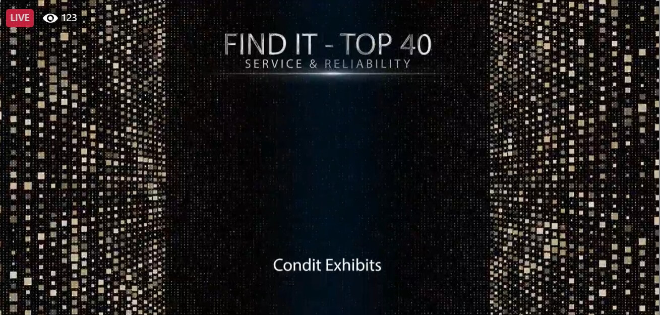 Condit Awarded EXHIBITOR Top 40 in 2021 | Condit